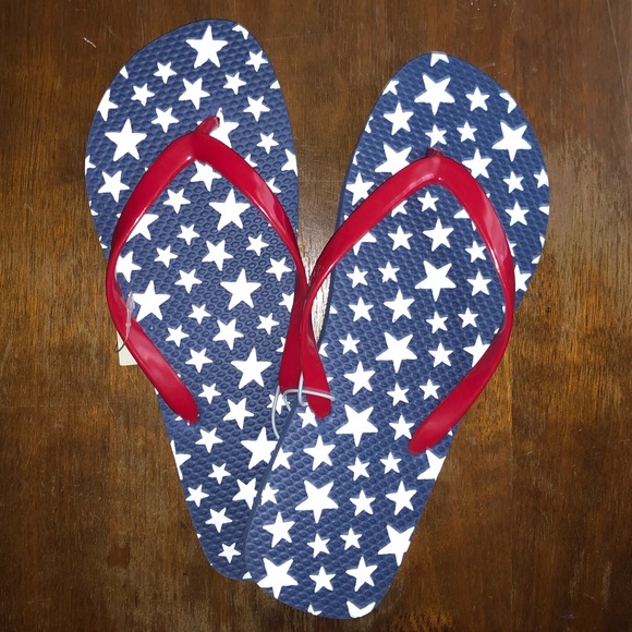 Shoes | Nwt 4th Of July Flipflops | Poshmark